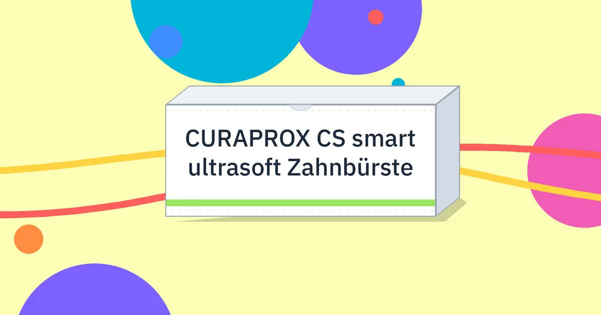 Symbolbild: Packung mit der Aufschrift CURAPROX CS smart ultrasoft Zahnbürste (PZN 16008995) – Verfügbarkeit und Bezug in Apotheken in Frankfurt am Main