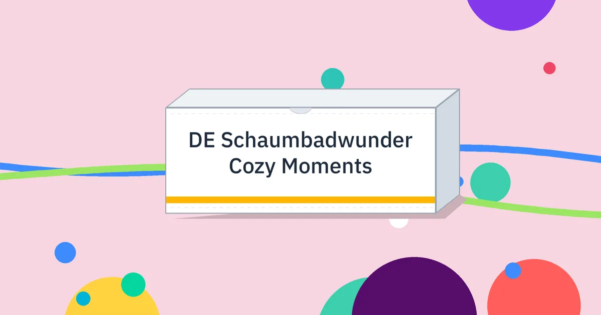 Symbolbild: Packung mit der Aufschrift DE Schaumbadwunder Cozy Moments (PZN 17457459) – Verfügbarkeit und Bezug in Apotheken in Frankfurt am Main