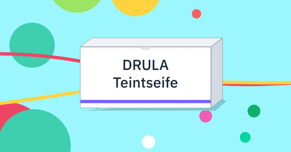 Symbolbild: Packung mit der Aufschrift DRULA Teintseife (PZN 00306348) – Verfügbarkeit und Bezug in Apotheken in Frankfurt am Main