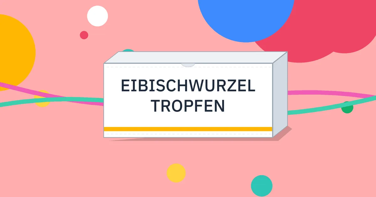 Symbolbild: Packung mit der Aufschrift EIBISCHWURZEL TROPFEN (PZN 14281741) – Verfügbarkeit und Bezug in Apotheken in Frankfurt am Main