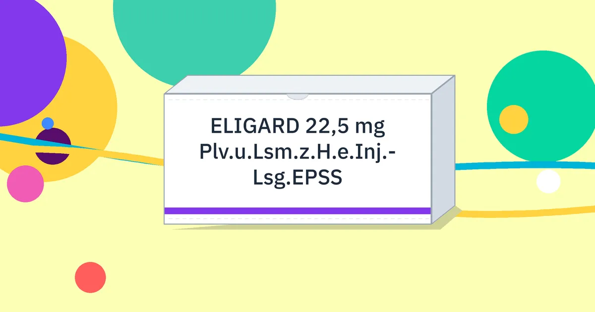 Symbolbild: Packung mit der Aufschrift ELIGARD 22,5 mg Plv.u.Lsm.z.H.e.Inj.-Lsg.EPSS (PZN 19261306) – Verfügbarkeit und Bezug in Apotheken in Frankfurt am Main