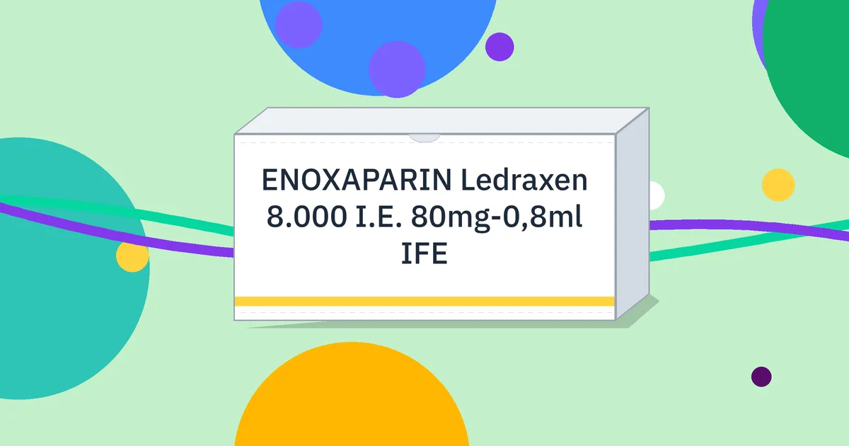 Symbolbild: Packung mit der Aufschrift ENOXAPARIN Ledraxen 8.000 I.E. 80mg-0,8ml IFE (PZN 16203202) – Verfügbarkeit und Bezug in Apotheken in Frankfurt am Main