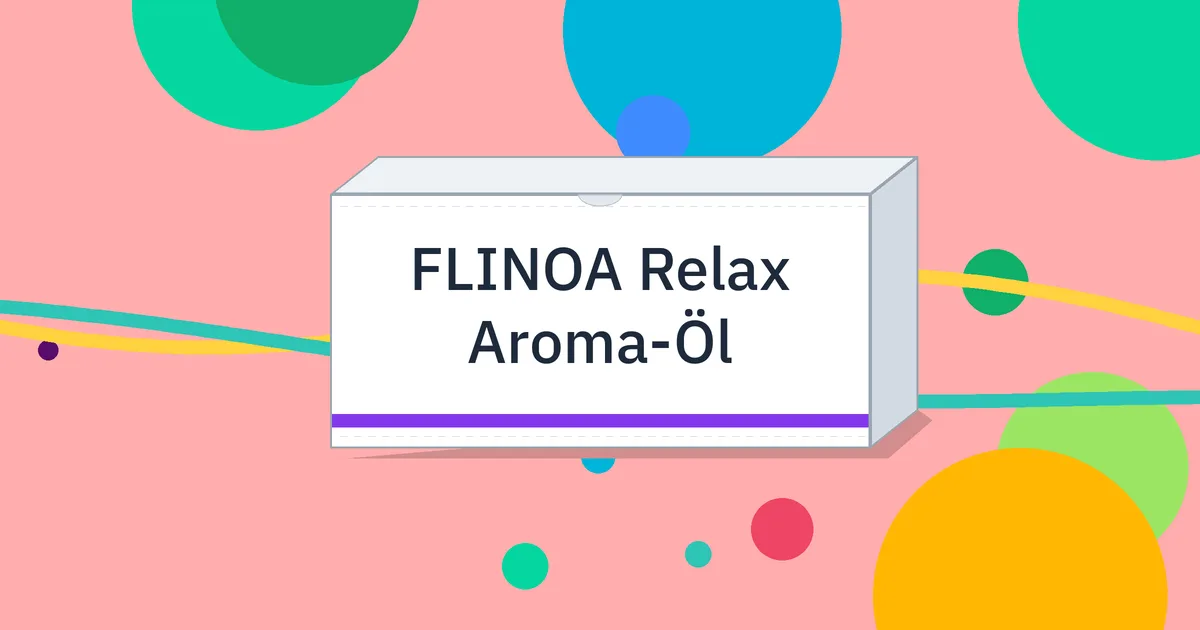 Symbolbild: Packung mit der Aufschrift FLINOA Relax Aroma-Öl (PZN 19845639) – Verfügbarkeit und Bezug in Apotheken in Frankfurt am Main