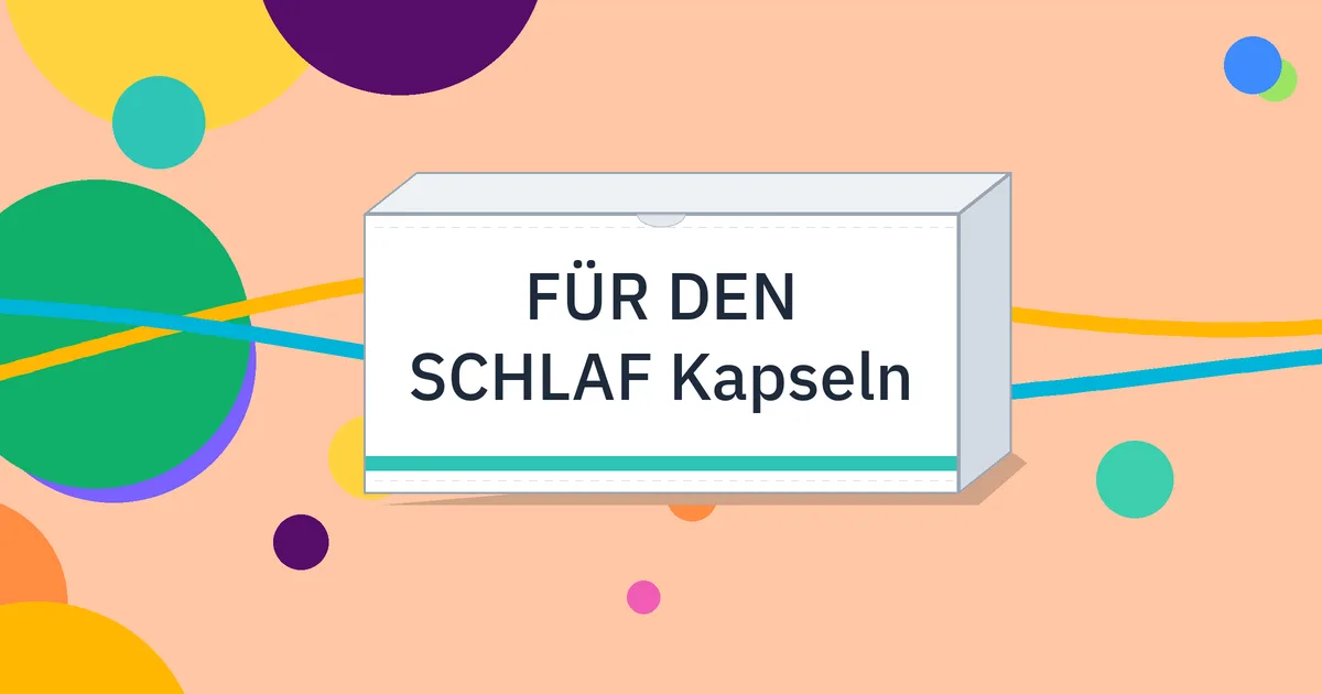 Symbolbild: Packung mit der Aufschrift FÜR DEN SCHLAF Kapseln (PZN 18458917) – Verfügbarkeit und Bezug in Apotheken in Frankfurt am Main