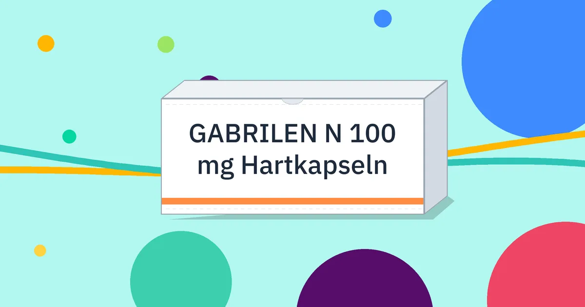 Symbolbild: Packung mit der Aufschrift GABRILEN N 100 mg Hartkapseln (PZN 10168769) – Verfügbarkeit und Bezug in Apotheken in Frankfurt am Main