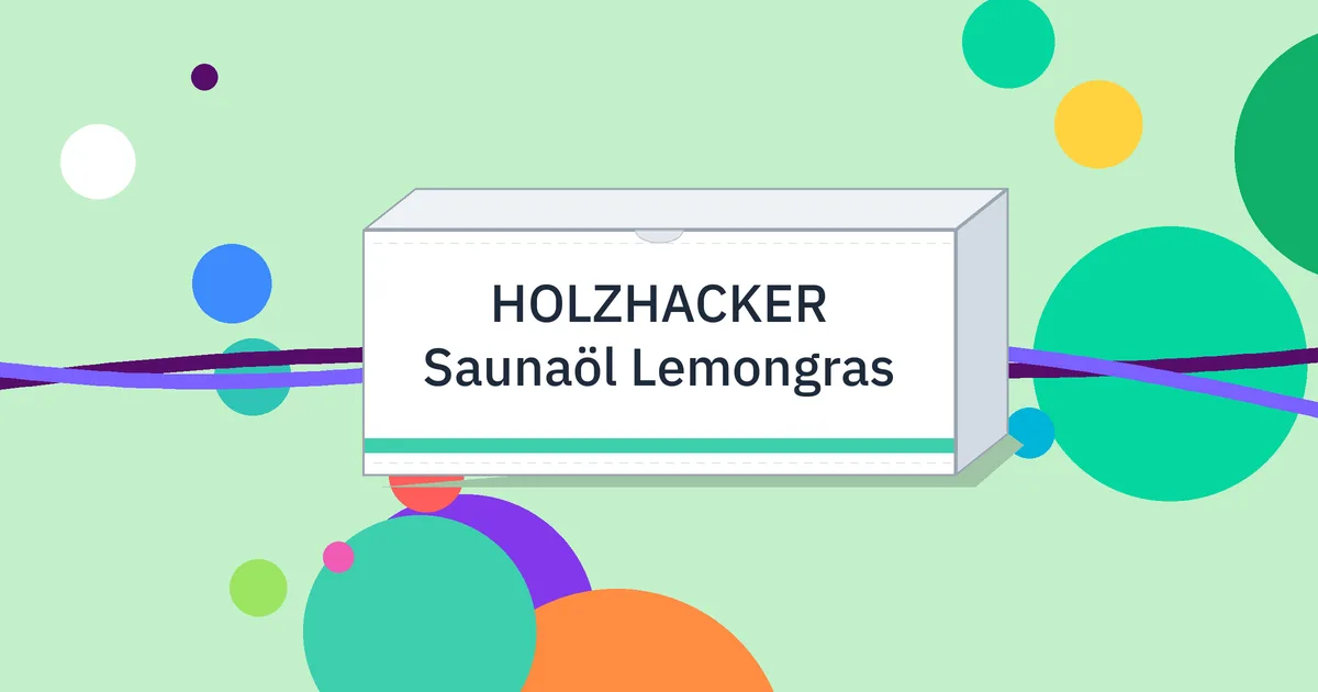 Symbolbild: Packung mit der Aufschrift HOLZHACKER Saunaöl Lemongras (PZN 20893023) – Verfügbarkeit und Bezug in Apotheken in Frankfurt am Main