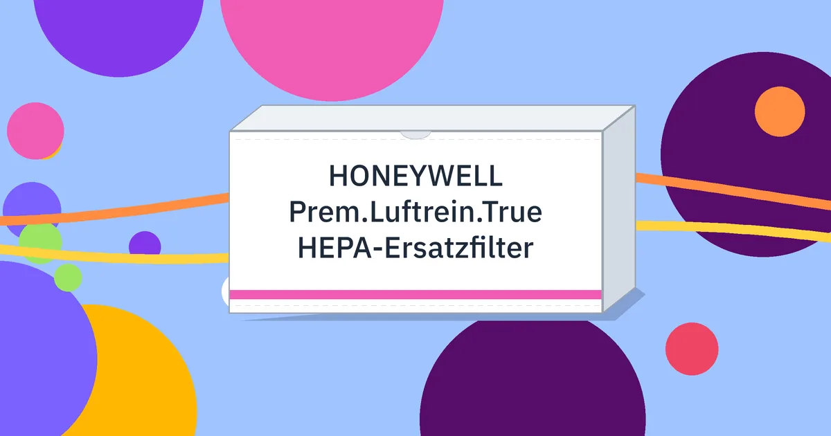 Symbolbild: Packung mit der Aufschrift HONEYWELL Prem.Luftrein.True HEPA-Ersatzfilter (PZN 09339993) – Verfügbarkeit und Bezug in Apotheken in Frankfurt am Main