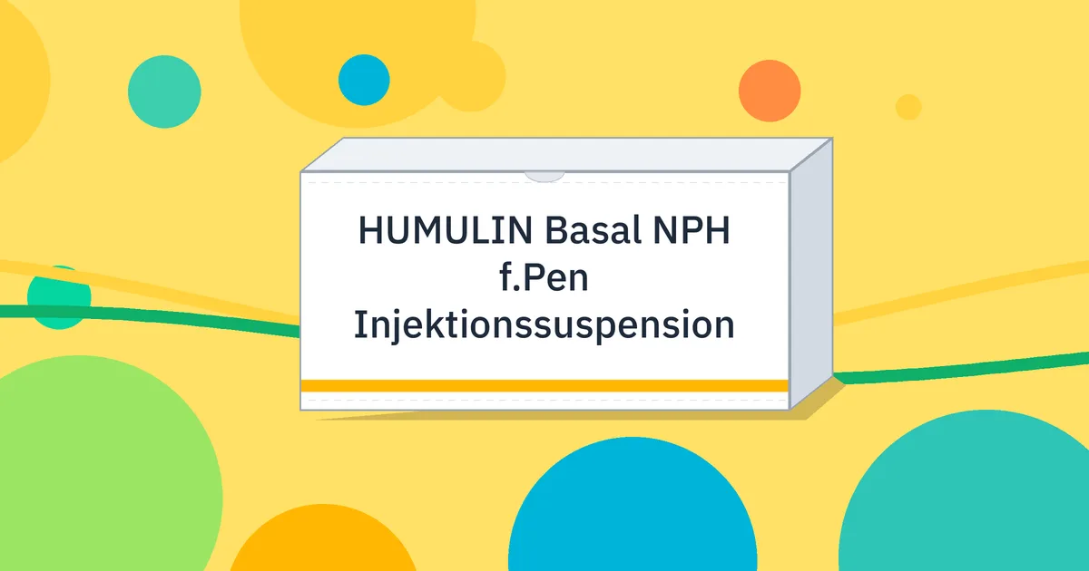 Symbolbild: Packung mit der Aufschrift HUMULIN Basal NPH f.Pen Injektionssuspension (PZN 06080253) – Verfügbarkeit und Bezug in Apotheken in Frankfurt am Main