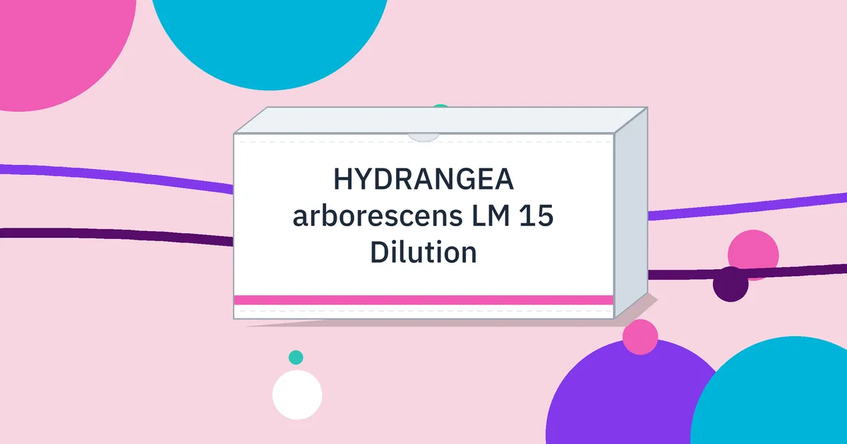 Symbolbild: Packung mit der Aufschrift HYDRANGEA arborescens LM 15 Dilution (PZN 13556331) – Verfügbarkeit und Bezug in Apotheken in Frankfurt am Main