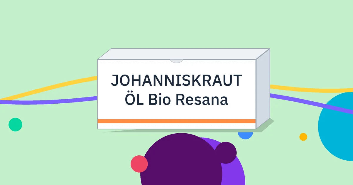 Symbolbild: Packung mit der Aufschrift JOHANNISKRAUT ÖL Bio Resana (PZN 20928715) – Verfügbarkeit und Bezug in Apotheken in Frankfurt am Main