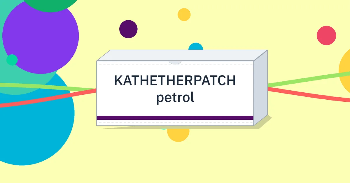 Symbolbild: Packung mit der Aufschrift KATHETHERPATCH petrol (PZN 19867173) – Verfügbarkeit und Bezug in Apotheken in Frankfurt am Main