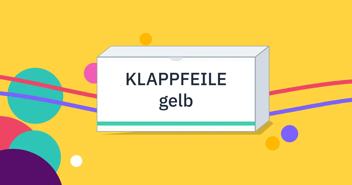 Symbolbild: Packung mit der Aufschrift KLAPPFEILE gelb (PZN 01505133) – Verfügbarkeit und Bezug in Apotheken in Frankfurt am Main