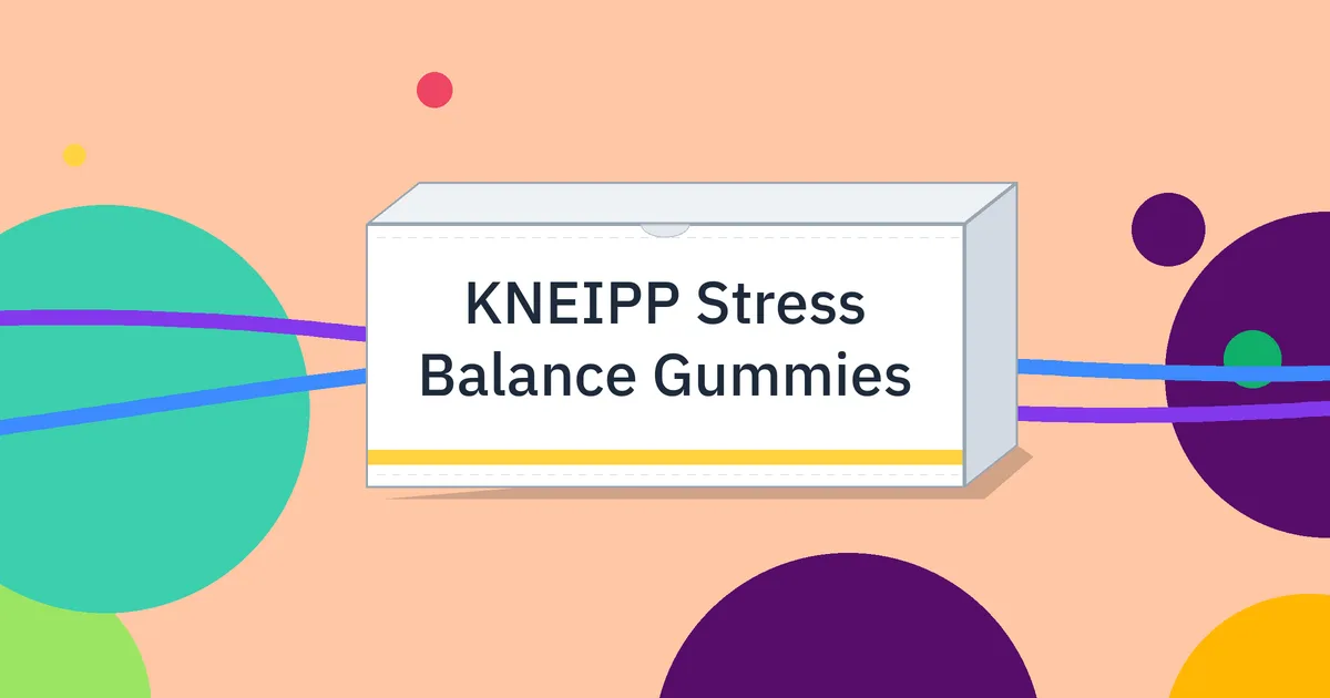 Symbolbild: Packung mit der Aufschrift KNEIPP Stress Balance Gummies (PZN 18754509) – Verfügbarkeit und Bezug in Apotheken in Frankfurt am Main