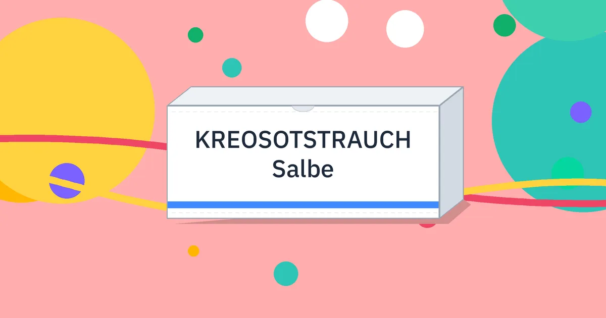 Symbolbild: Packung mit der Aufschrift KREOSOTSTRAUCH Salbe (PZN 19141737) – Verfügbarkeit und Bezug in Apotheken in Frankfurt am Main