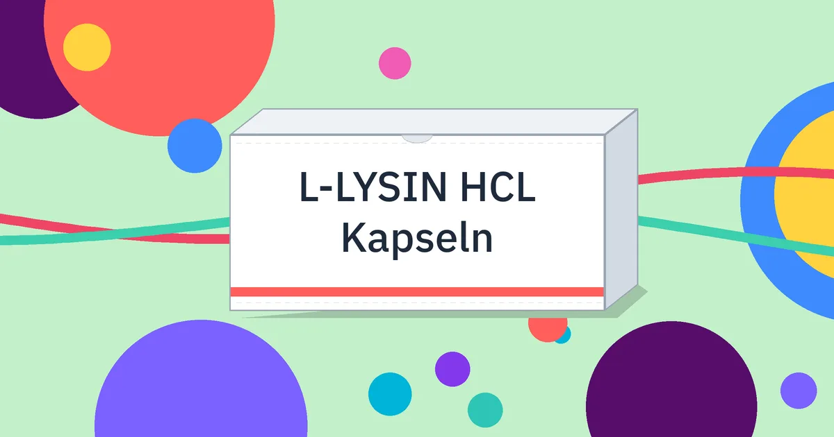 Symbolbild: Packung mit der Aufschrift L-LYSIN HCL Kapseln (PZN 10310322) – Verfügbarkeit und Bezug in Apotheken in Frankfurt am Main