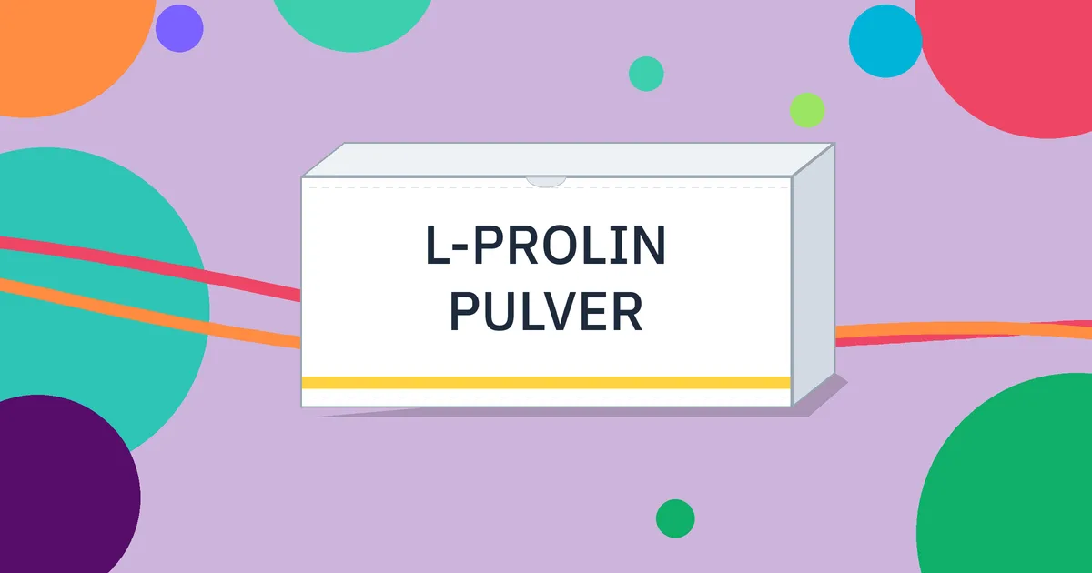 Symbolbild: Packung mit der Aufschrift L-PROLIN PULVER (PZN 01003928) – Verfügbarkeit und Bezug in Apotheken in Frankfurt am Main