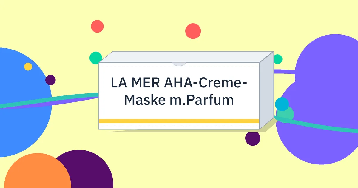 Symbolbild: Packung mit der Aufschrift LA MER AHA-Creme-Maske m.Parfum (PZN 17400910) – Verfügbarkeit und Bezug in Apotheken in Frankfurt am Main