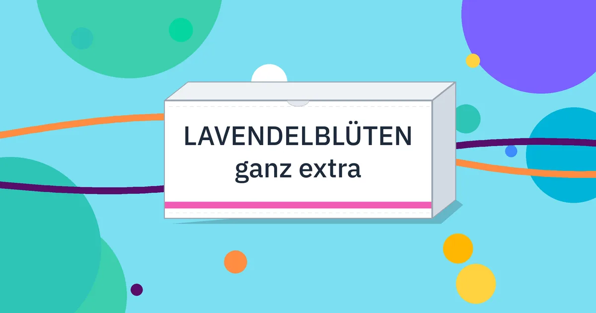 Symbolbild: Packung mit der Aufschrift LAVENDELBLÜTEN ganz extra (PZN 14032446) – Verfügbarkeit und Bezug in Apotheken in Frankfurt am Main