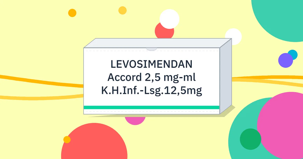 Symbolbild: Packung mit der Aufschrift LEVOSIMENDAN Accord 2,5 mg-ml K.H.Inf.-Lsg.12,5mg (PZN 18115933) – Verfügbarkeit und Bezug in Apotheken in Frankfurt am Main