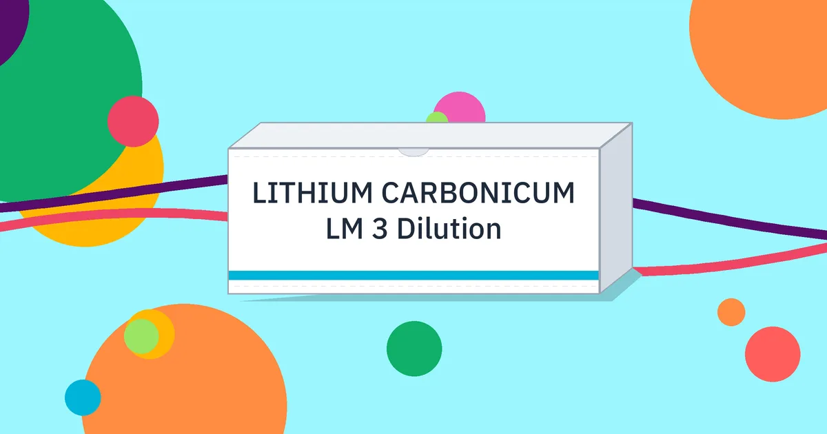 Symbolbild: Packung mit der Aufschrift LITHIUM CARBONICUM LM 3 Dilution (PZN 12931442) – Verfügbarkeit und Bezug in Apotheken in Frankfurt am Main