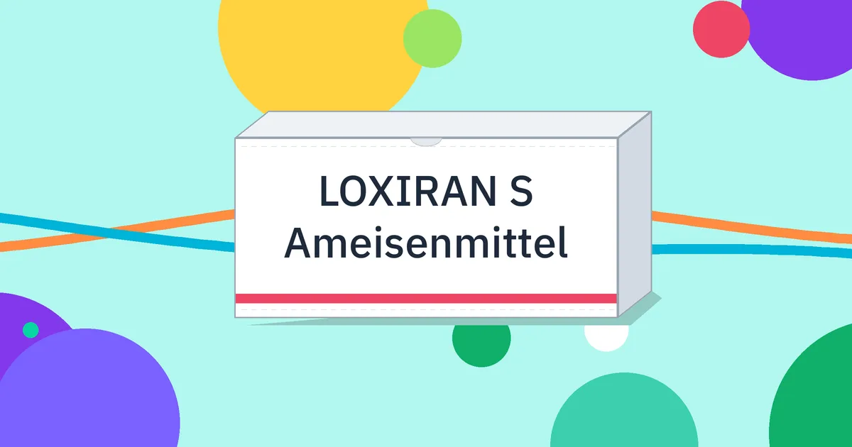 Symbolbild: Packung mit der Aufschrift LOXIRAN S Ameisenmittel (PZN 03276317) – Verfügbarkeit und Bezug in Apotheken in Frankfurt am Main
