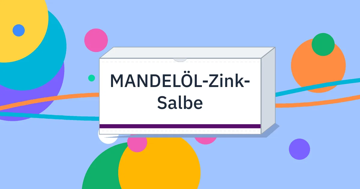 Symbolbild: Packung mit der Aufschrift MANDELÖL-Zink-Salbe (PZN 11605114) – Verfügbarkeit und Bezug in Apotheken in Frankfurt am Main