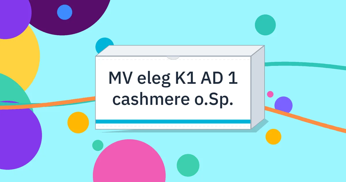 Symbolbild: Packung mit der Aufschrift MV eleg K1 AD 1 cashmere o.Sp. (PZN 14651451) – Verfügbarkeit und Bezug in Apotheken in Frankfurt am Main