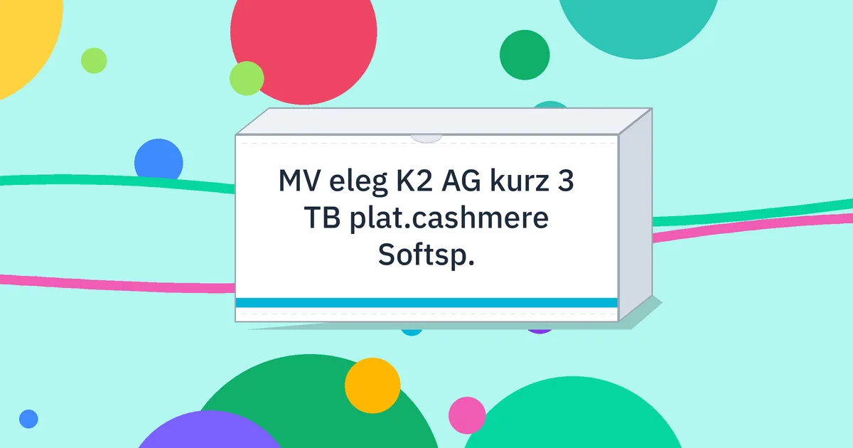 Symbolbild: Packung mit der Aufschrift MV eleg K2 AG kurz 3 TB plat.cashmere Softsp. (PZN 14672708) – Verfügbarkeit und Bezug in Apotheken in Frankfurt am Main