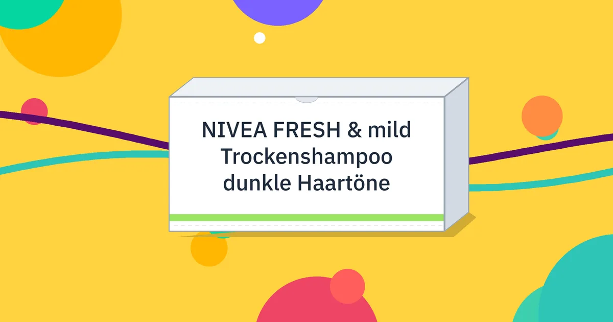 Symbolbild: Packung mit der Aufschrift NIVEA FRESH & mild Trockenshampoo dunkle Haartöne (PZN 17625253) – Verfügbarkeit und Bezug in Apotheken in Frankfurt am Main