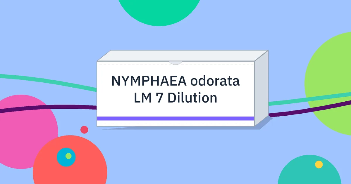 Symbolbild: Packung mit der Aufschrift NYMPHAEA odorata LM 7 Dilution (PZN 13621376) – Verfügbarkeit und Bezug in Apotheken in Frankfurt am Main