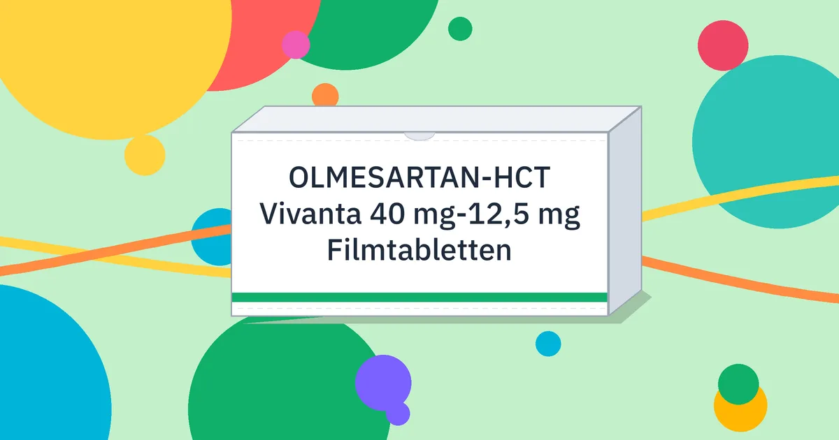 Symbolbild: Packung mit der Aufschrift OLMESARTAN-HCT Vivanta 40 mg-12,5 mg Filmtabletten (PZN 19881894) – Verfügbarkeit und Bezug in Apotheken in Frankfurt am Main