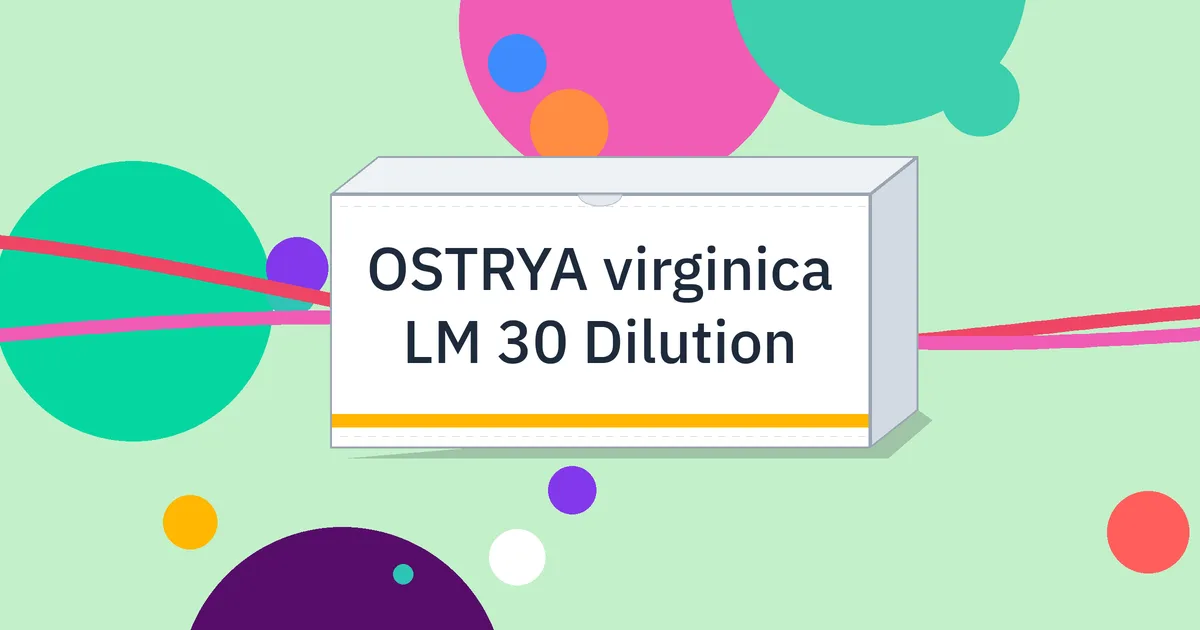 Symbolbild: Packung mit der Aufschrift OSTRYA virginica LM 30 Dilution (PZN 13628705) – Verfügbarkeit und Bezug in Apotheken in Frankfurt am Main