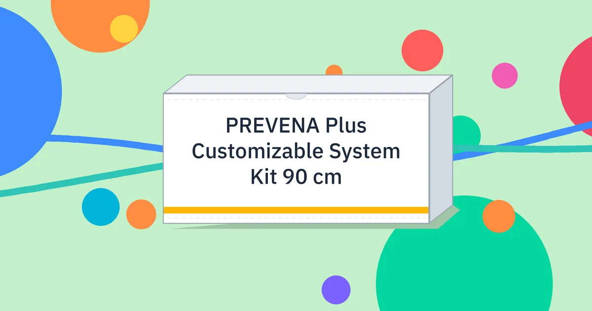 Symbolbild: Packung mit der Aufschrift PREVENA Plus Customizable System Kit 90 cm (PZN 17996529) – Verfügbarkeit und Bezug in Apotheken in Frankfurt am Main