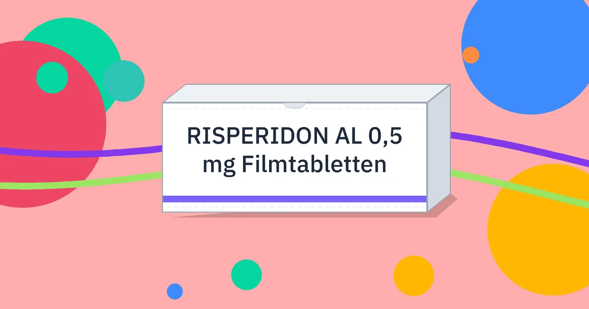 Symbolbild: Packung mit der Aufschrift RISPERIDON AL 0,5 mg Filmtabletten (PZN 07602073) – Verfügbarkeit und Bezug in Apotheken in Frankfurt am Main