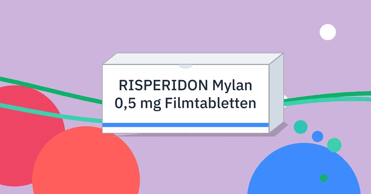 Symbolbild: Packung mit der Aufschrift RISPERIDON Mylan 0,5 mg Filmtabletten (PZN 07621515) – Verfügbarkeit und Bezug in Apotheken in Frankfurt am Main