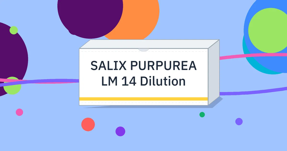 Symbolbild: Packung mit der Aufschrift SALIX PURPUREA LM 14 Dilution (PZN 13178610) – Verfügbarkeit und Bezug in Apotheken in Frankfurt am Main
