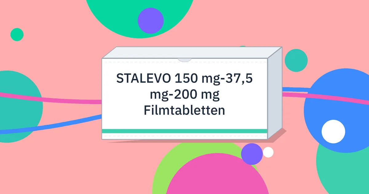 Symbolbild: Packung mit der Aufschrift STALEVO 150 mg-37,5 mg-200 mg Filmtabletten (PZN 01043514) – Verfügbarkeit und Bezug in Apotheken in Frankfurt am Main
