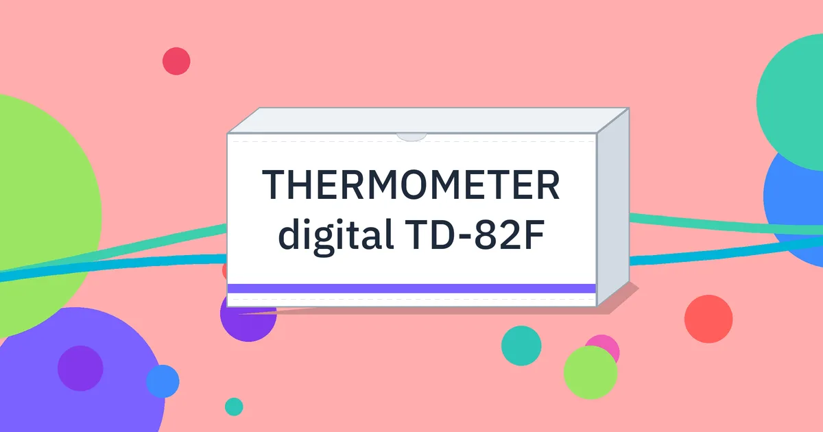 Symbolbild: Packung mit der Aufschrift THERMOMETER digital TD-82F (PZN 18807542) – Verfügbarkeit und Bezug in Apotheken in Frankfurt am Main