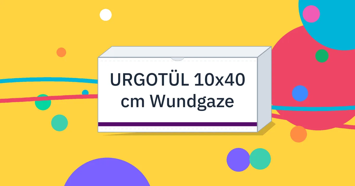 Symbolbild: Packung mit der Aufschrift URGOTÜL 10x40 cm Wundgaze (PZN 19510413) – Verfügbarkeit und Bezug in Apotheken in Frankfurt am Main