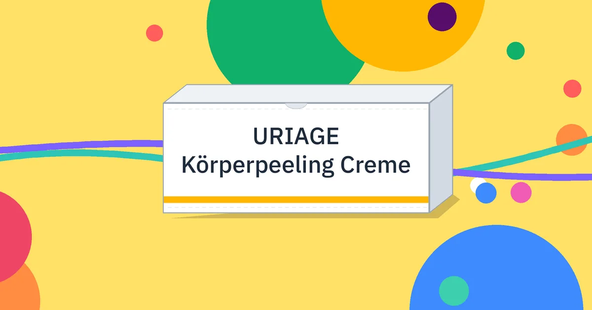 Symbolbild: Packung mit der Aufschrift URIAGE Körperpeeling Creme (PZN 17181796) – Verfügbarkeit und Bezug in Apotheken in Frankfurt am Main
