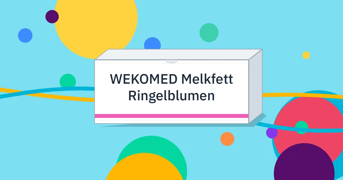 Symbolbild: Packung mit der Aufschrift WEKOMED Melkfett Ringelblumen (PZN 07490668) – Verfügbarkeit und Bezug in Apotheken in Frankfurt am Main