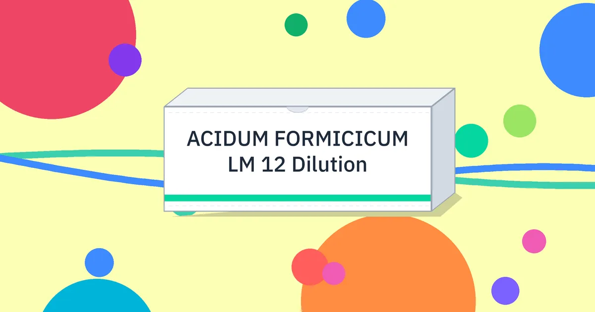 Symbolbild: Packung mit der Aufschrift ACIDUM FORMICICUM LM 12 Dilution (PZN 12751912) – Verfügbarkeit und Bezug in Apotheken in Frankfurt am Main