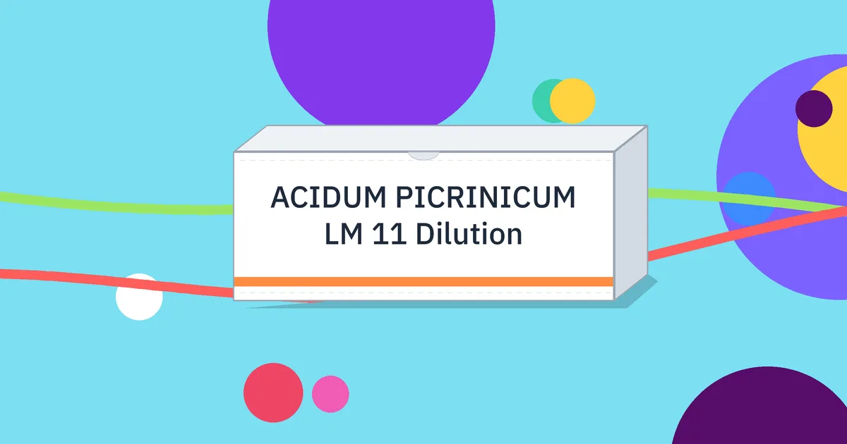 Symbolbild: Packung mit der Aufschrift ACIDUM PICRINICUM LM 11 Dilution (PZN 12753584) – Verfügbarkeit und Bezug in Apotheken in Frankfurt am Main