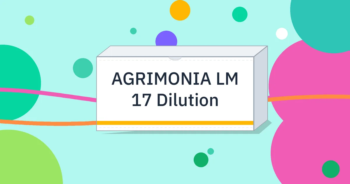 Symbolbild: Packung mit der Aufschrift AGRIMONIA LM 17 Dilution (PZN 13306947) – Verfügbarkeit und Bezug in Apotheken in Frankfurt am Main