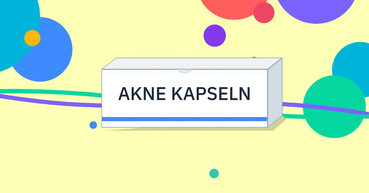 Symbolbild: Packung mit der Aufschrift AKNE KAPSELN (PZN 01399961) – Verfügbarkeit und Bezug in Apotheken in Frankfurt am Main