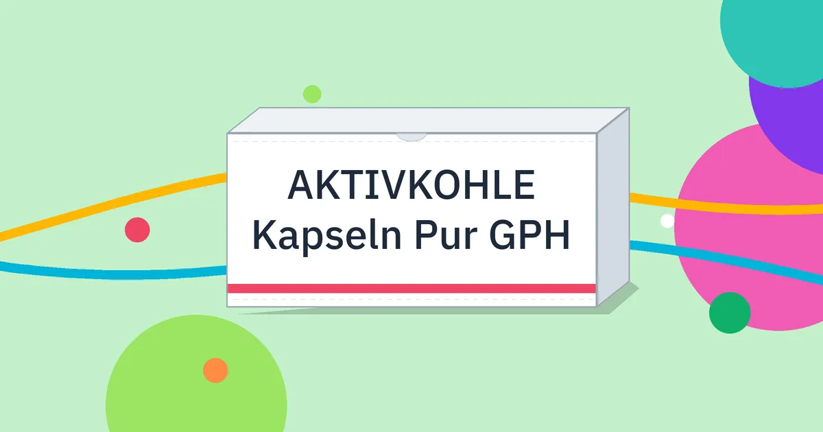 Symbolbild: Packung mit der Aufschrift AKTIVKOHLE Kapseln Pur GPH (PZN 16570745) – Verfügbarkeit und Bezug in Apotheken in Frankfurt am Main