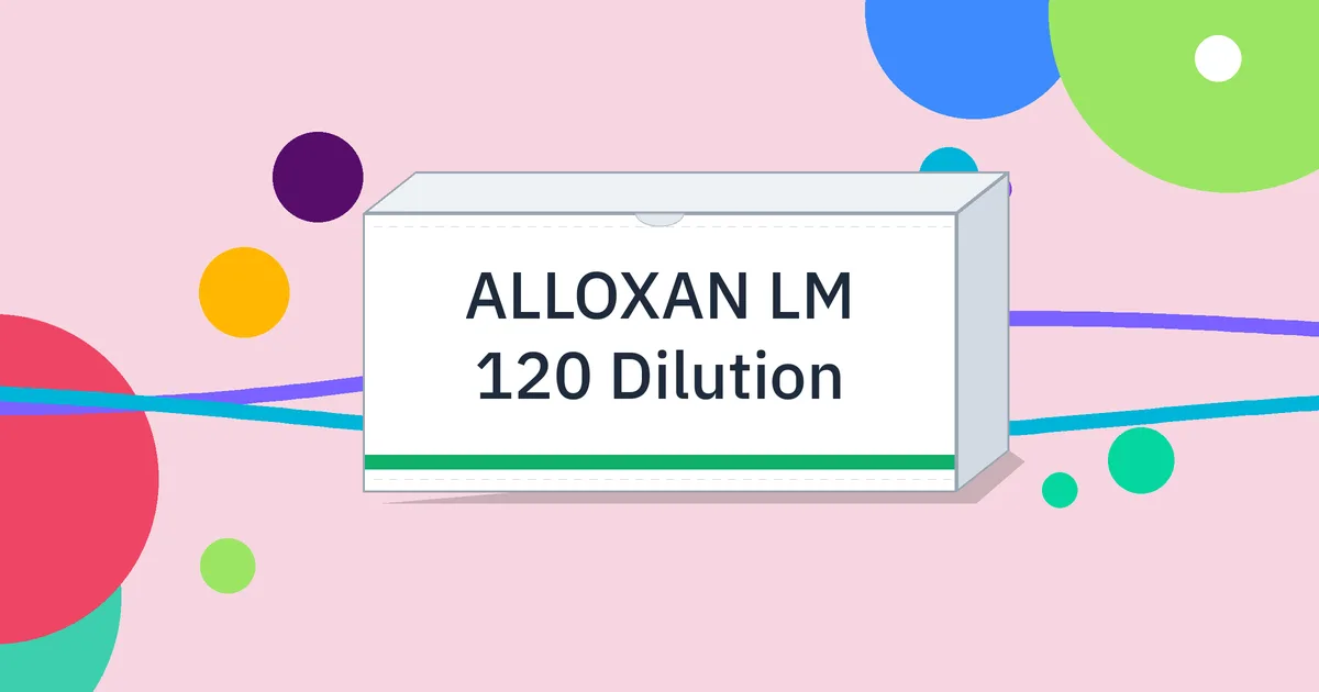Symbolbild: Packung mit der Aufschrift ALLOXAN LM 120 Dilution (PZN 13312333) – Verfügbarkeit und Bezug in Apotheken in Frankfurt am Main