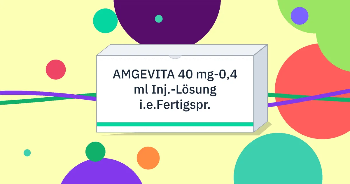 Symbolbild: Packung mit der Aufschrift AMGEVITA 40 mg-0,4 ml Inj.-Lösung i.e.Fertigspr. (PZN 19644711) – Verfügbarkeit und Bezug in Apotheken in Frankfurt am Main