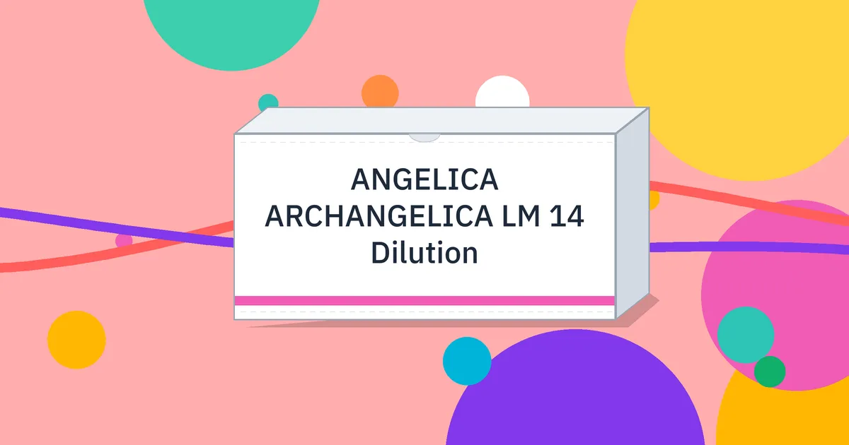 Symbolbild: Packung mit der Aufschrift ANGELICA ARCHANGELICA LM 14 Dilution (PZN 13368003) – Verfügbarkeit und Bezug in Apotheken in Frankfurt am Main