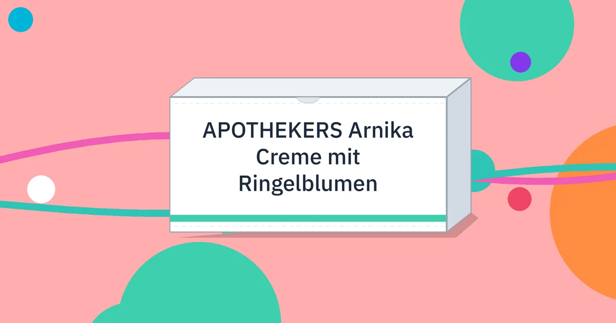 Symbolbild: Packung mit der Aufschrift APOTHEKERS Arnika Creme mit Ringelblumen (PZN 15421730) – Verfügbarkeit und Bezug in Apotheken in Frankfurt am Main